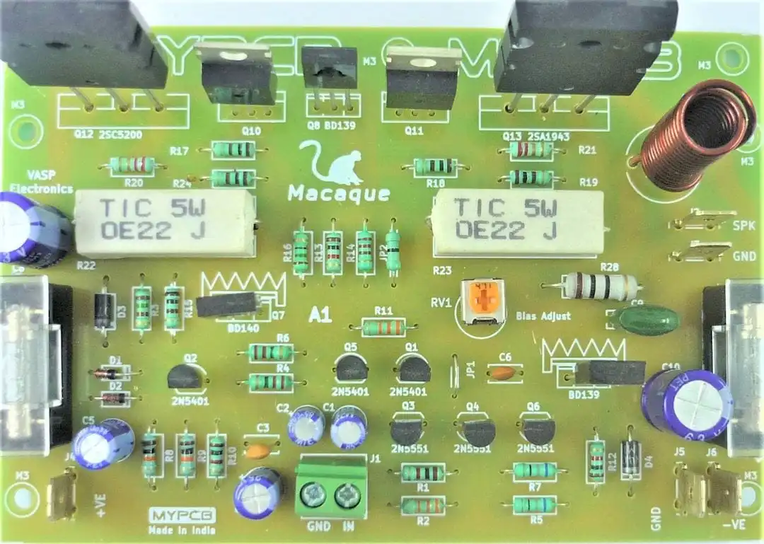200W Hi-fi Audio Power Amplifier Board | vaspelectronics